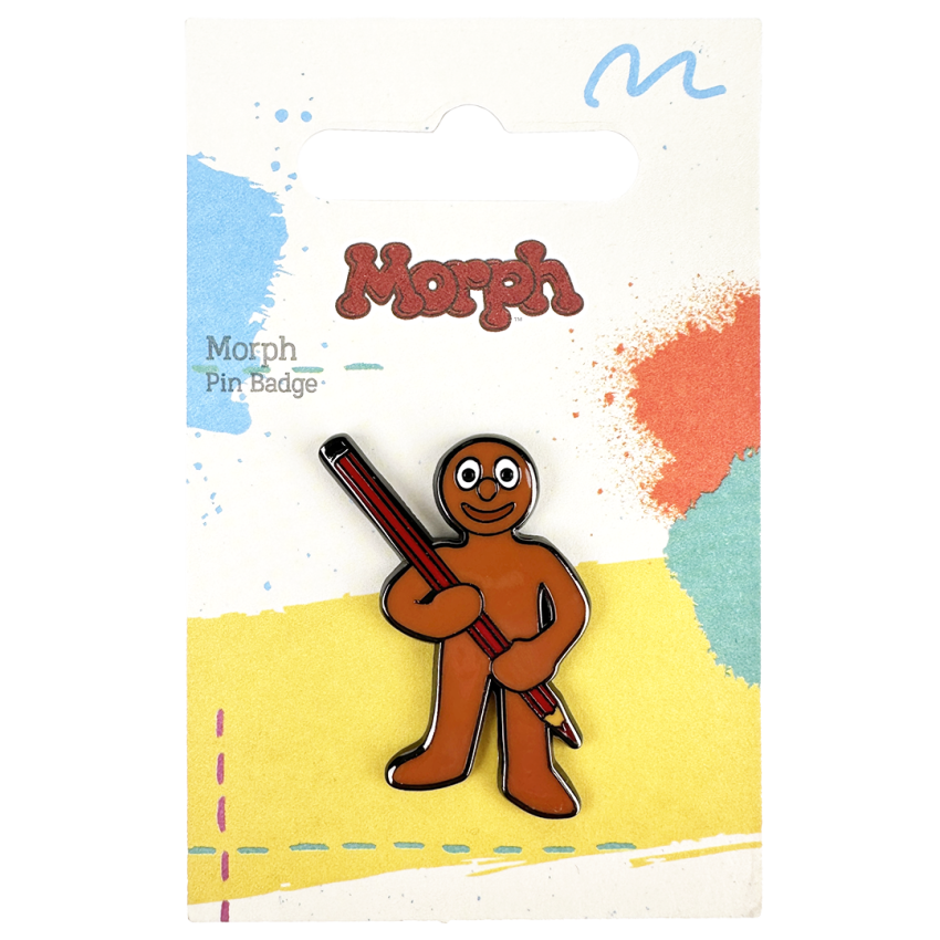 Morph with Pencil Pin Badge | Pawprint Family